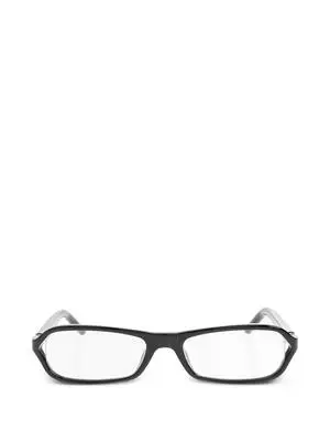 Jacquemus Rectangle-frame Glasses - Black