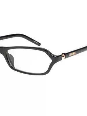 Jacquemus Rectangle-frame Glasses - Black