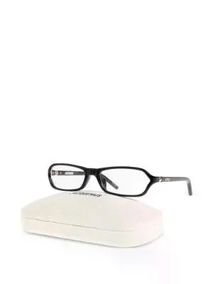 Jacquemus Rectangle-frame Glasses - Black