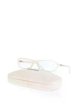 Jacquemus Geometric Frame Glasses - Pink