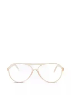 Jacquemus Aviator Frame Glasses - Neutrals