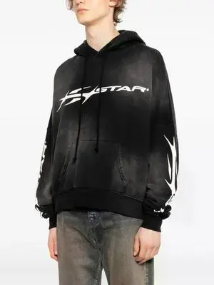 HELLSTAR Graphic Print Hoodie