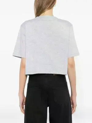 AGNES B. Graphic Crop T-shirt