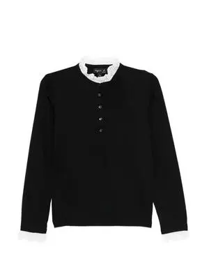 AGNES B. Collared Button Down Top