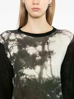 AGNES B. Photoprint Sweater