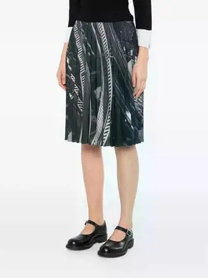 AGNES B. Bacoli Digital Photo Skirt