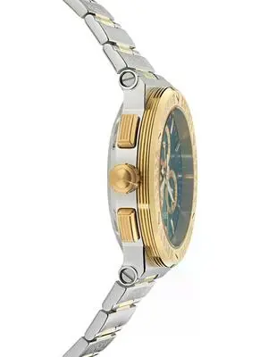 Versace Greca 40mm Chronograph Watch - Green