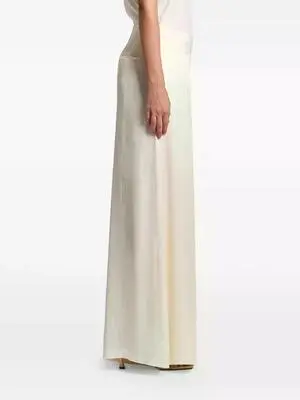 Peserico Satin Crepon Wide Leg Trousers