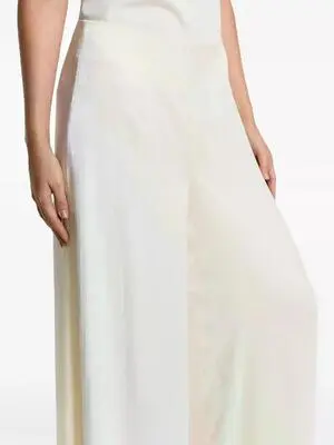 Peserico Satin Crepon Wide Leg Trousers