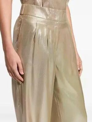 Peserico Lamé Twill Trousers