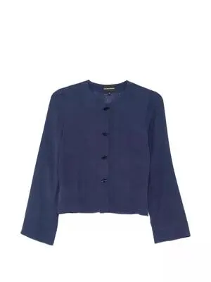 Emporio Armani Crew-neck Blouse - Blue