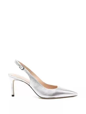 STUART WEITZMAN Slingback Pumps - Silver