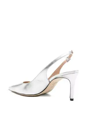 STUART WEITZMAN Slingback Pumps - Silver