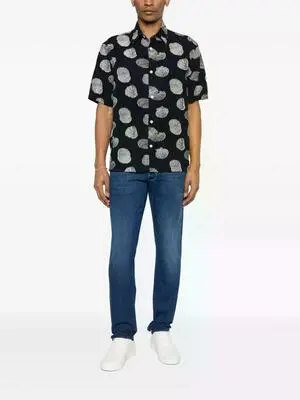TRAMAROSSA Slim Jeans With Logo Patch - Blue