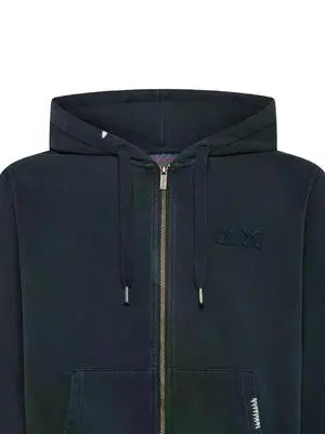 SUN 68 Zip-fastening Hoodie - Blue