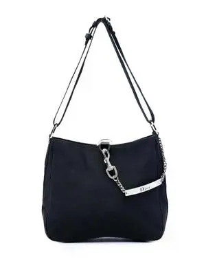 Dior 2003 Nylon Crystal Hardcore Shoulder Bag
