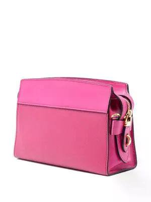 Prada Saffiano And City Calf Esplanade Crossbody Bag - Pink