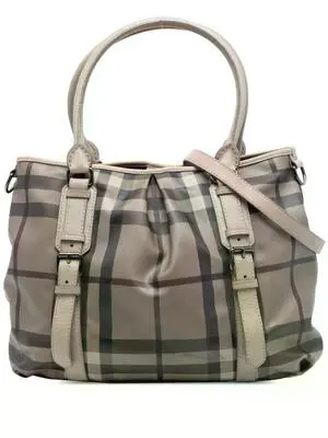 Burberry Silver Tone Totes