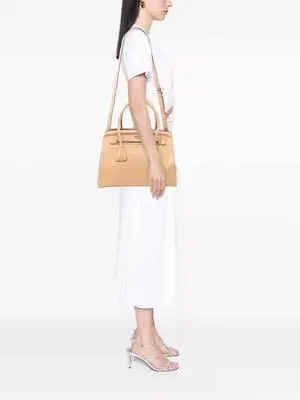 Prada Vitello Daino Cuir Frame Convertible Tote Satchel 2000-2025