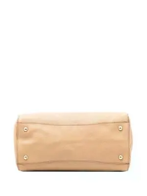Prada Vitello Daino Cuir Frame Convertible Tote Satchel 2000-2025