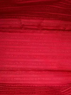 Prada Vitello Daino Side Zip Shopper Tote - Red