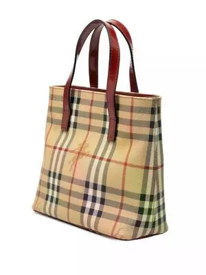Burberry 2000-2017 Haymarket Check Coated Canvas Handbag