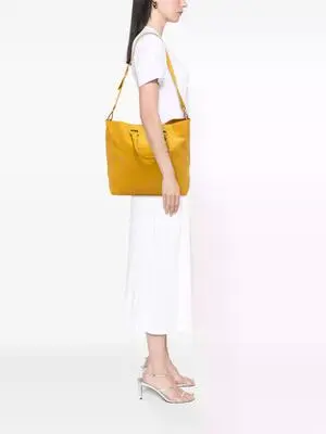 Prada 2010-2026 Vitello Daino Open Convertible Tote Satchel - Yellow