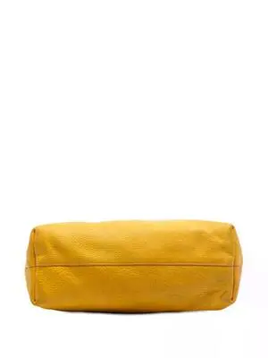 Prada 2010-2026 Vitello Daino Open Convertible Tote Satchel - Yellow