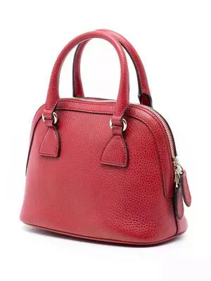 Gucci Mini Leather Gg Charm Dome Satchel