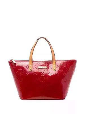 LOUIS VUITTON 2000-2010 Monogram Vernis Bellevue Pm Tote Bag - Red