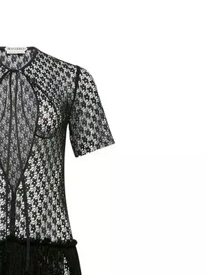 JW Anderson Mixed Lace Maxi Dress