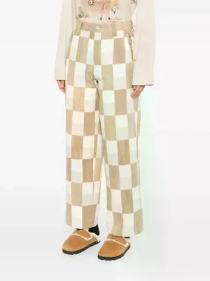 GARÇON BY GARÇON Checked Trousers