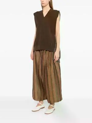 UMA WANG Sleeveless V-neck Top