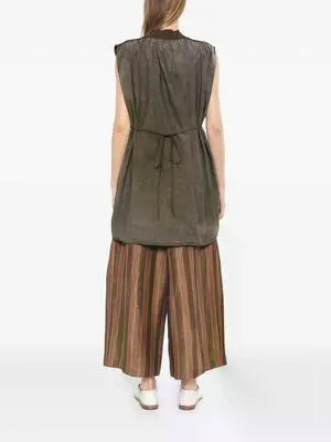 UMA WANG Sleeveless V-neck Top