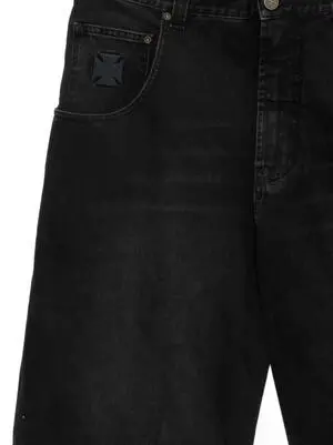 Vetements Faded Denim Shorts