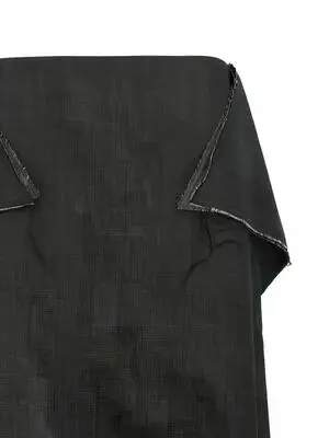 NICCOLO PASQUALETTI Raw-edge Asymmetric Skirt
