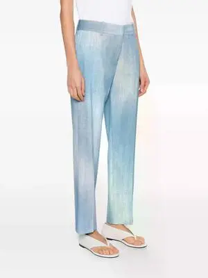 Ermanno Scervino Straight Trousers - Blue