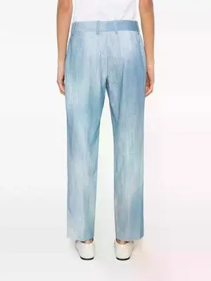 Ermanno Scervino Straight Trousers - Blue
