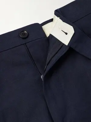 DE PETRILLO Straight-leg Linen Shorts