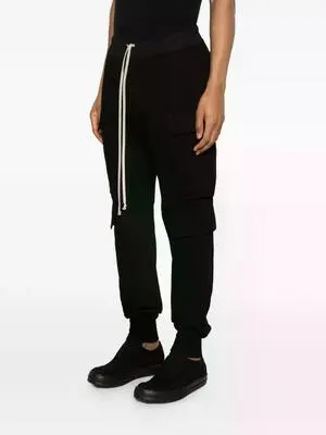 Rick Owens Mastodon Drawstring Cargo Pants - Black