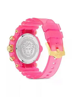 Versace V-real Active Chrono 45mm Watch - Pink