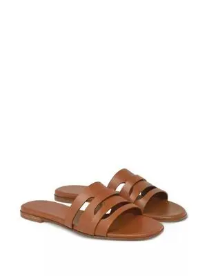 GIANVITO ROSSI Nora Strappy Sandals - Brown