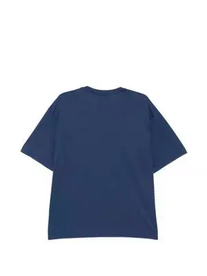 Massimo Alba Short-sleeve Cotton T-shirt - Blue