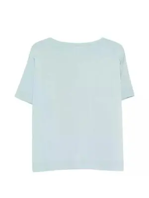 D.exterior Embellished Short-sleeve Top