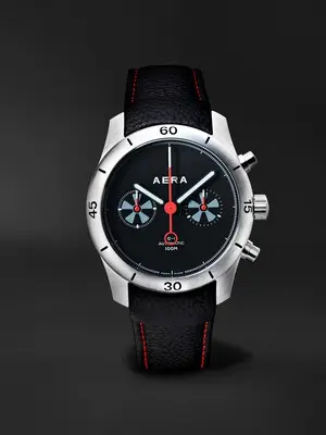 Aera C-1 Rennsport Limited Edition Automatic Chronograph 42mm Watch - Black
