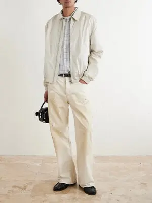 Acne Studios Paint-splattered Straight-leg Jeans