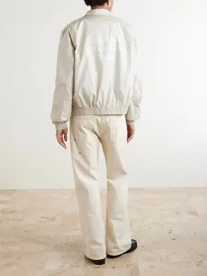Acne Studios Paint-splattered Straight-leg Jeans