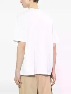 Comme Des Garçons Logo-print T-shirt - White