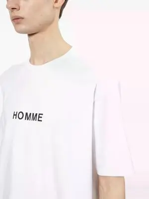 Comme Des Garçons Logo-print T-shirt - White
