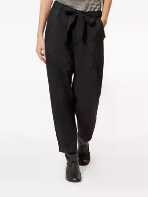 MARANT ETOILE Bilina Tie-waist Trousers - Black